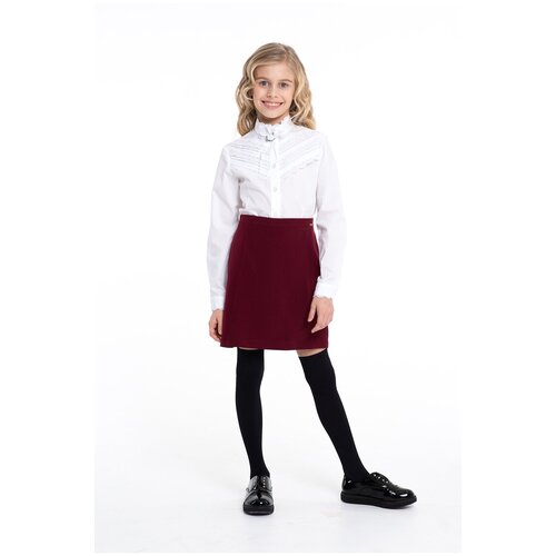 Школьная юбка Инфанта, размер 158/80, бордовый