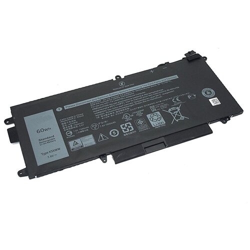 Аккумуляторная батарея для ноутбука Dell Latitude 12 5289 (K5XWW) 7.6V 7500mAh