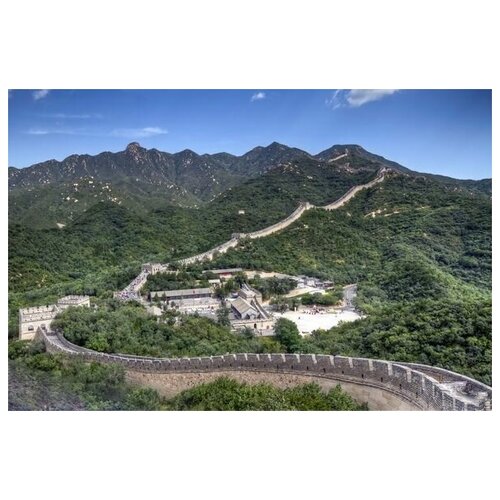 Постер на холсте Великая китайская стена (Great Wall of China) №3 60см. x 40см.