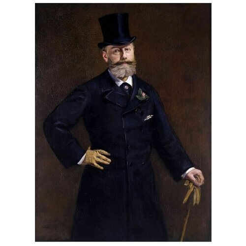 Репродукция на холсте Антонин Пруст (1880) Мане Эдуард 40см. x 54см.