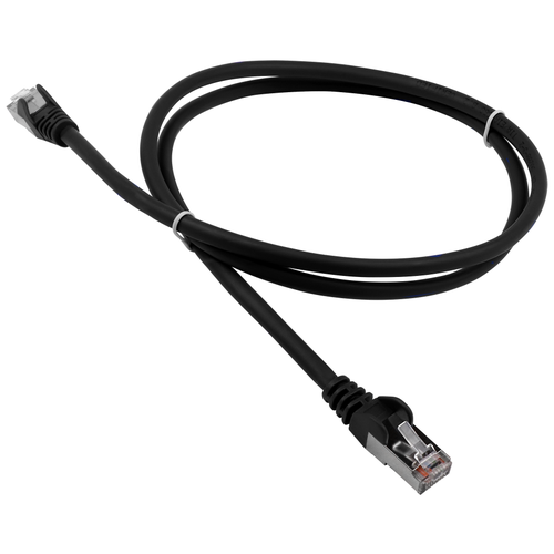 Патч-корд Lanmaster LAN-PC45 RJ-45 (m) - RJ-45 (m) CAT5e F/UTP, 3 м, 1 шт., черный