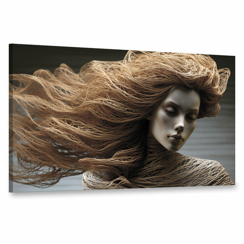 Интерьерная картина 100х60 "Магия волос"