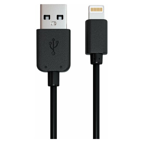 Кабель USB 2.0-Apple Lightning 1 м RED LINE для подключения IPhone (IPad) черный, 2 шт