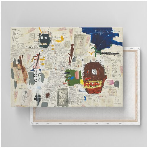 Картина на холсте с подрамником / Basquiat J.M. - 1987 / Баския Жан-Мишель