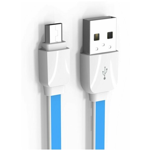 Кабель LDNIO USB - microUSB (XS-07), 1 м, 1 шт., синий