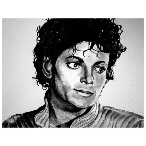 Постер на холсте Майкл Джексон (Michael Jackson) №4 65см. x 50см.