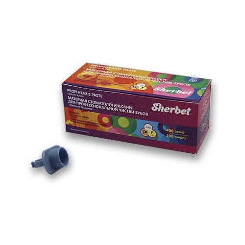 Sherbet Prophylaxis Paste, вкус свежее манго, зернистость средняя, 200 унидоз