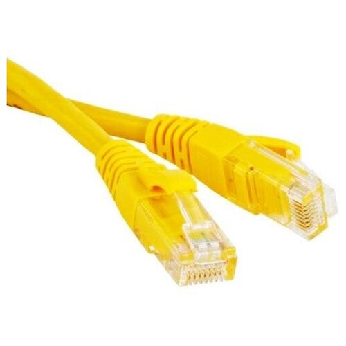 Патч-корд UTP CAT5e медный 1.5 метра Cablexpert PP10-1.5M/Y RJ-45 кабель - желтый