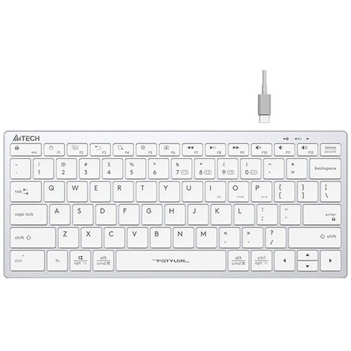 Клавиатура A4Tech Fstyler FBX51C White