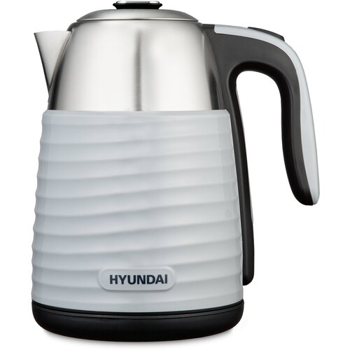 Чайник электрический Hyundai HYK-S4804 2200 Вт серый чёрный 1.7 л нержавеющая сталь