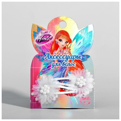 Набор заколок с цветком, 2 шт "Фея Блум", WINX