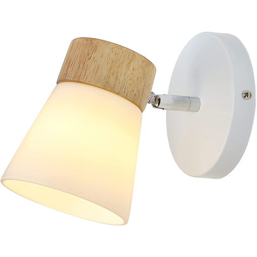 Настенный светильник, DAXGD, DG309107, цвет: белый, Стеклянный абажур