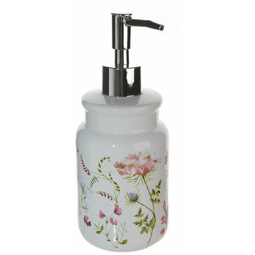 Дозатор для жидкого мыла Flowers керамика Аквалиния CE2074AA-LD Аквалиния