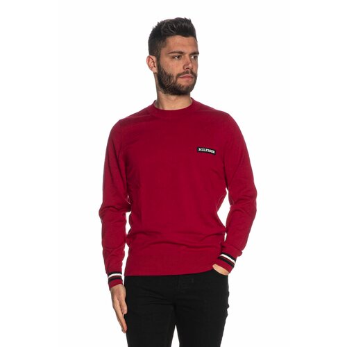 Джемпер TOMMY HILFIGER, размер L, красный