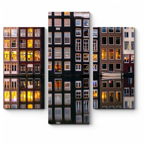 Модульная картина Огни Амстердама130x117