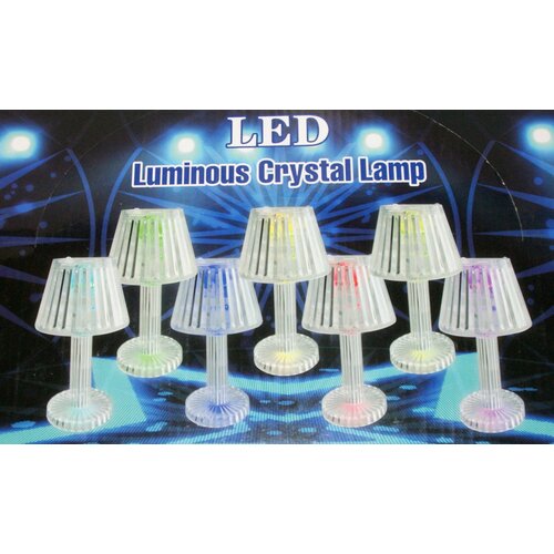 Cувенир ночник LED luminous Cristal Lamps /торшер мерцающий светодиодный на батарейках