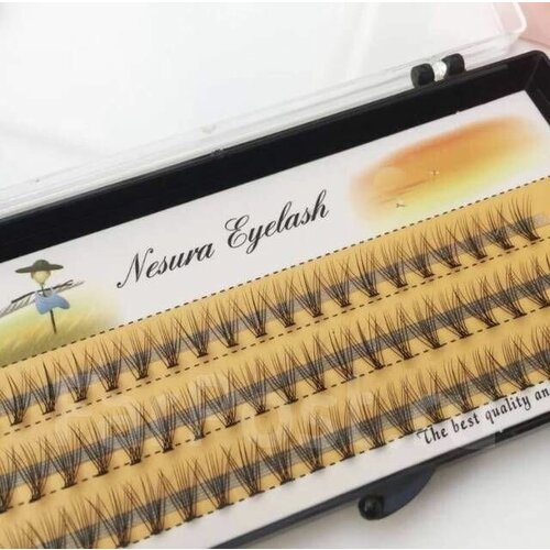 Nesura / Накладные ресницы пучки / 10D, 0.10 C 11 мм / для макияжа