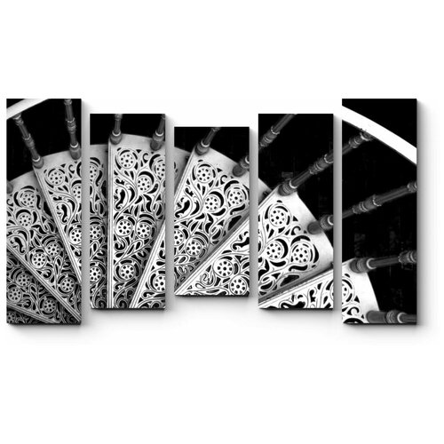 Модульная картина Винтажная лестница180x108