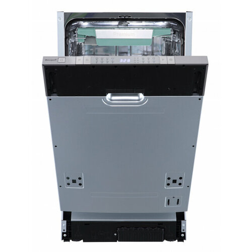 Встраиваемая посудомоечная машина с проекцией времени на полу, авто-открыванием и инвертором Weissgauff BDW 4151 Inverter Touch AutoOpen Timer Floor