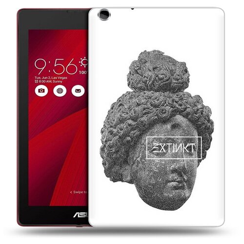 Чехол задняя-панель-накладка-бампер MyPads каменное лицо девушки для Asus ZenPad C 7.0 Z170C/Z170CG/Z170MG противоударный
