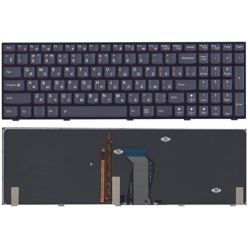 Клавиатура для ноутбука Lenovo Y500 Y500N Y500NT черная с подсветкой