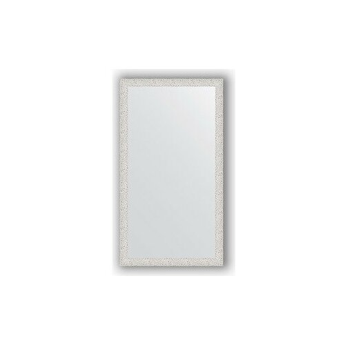 Зеркало в багетной раме поворотное Evoform Definite 61x111 см, чеканка белая 46 мм (BY 3194)