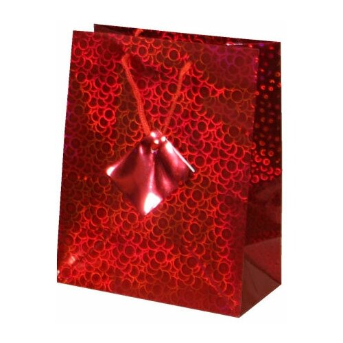Подарочный пакет 23х18х10, бумажный, мини, красный GF 3083