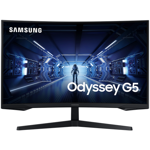 31.5" Монитор Samsung Odyssey G5 C32G54TQWI, 2560x1440, 144 Гц, *VA, черный