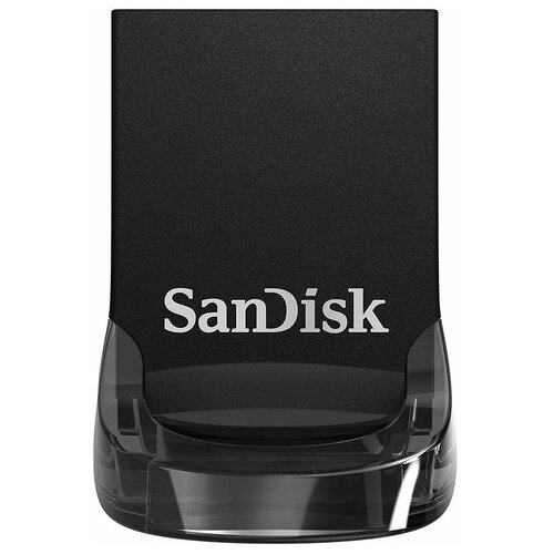 Флешка USB Sandisk ULTRA FIT 256ГБ, USB3.1, черный [sdcz430-256g-g46]
