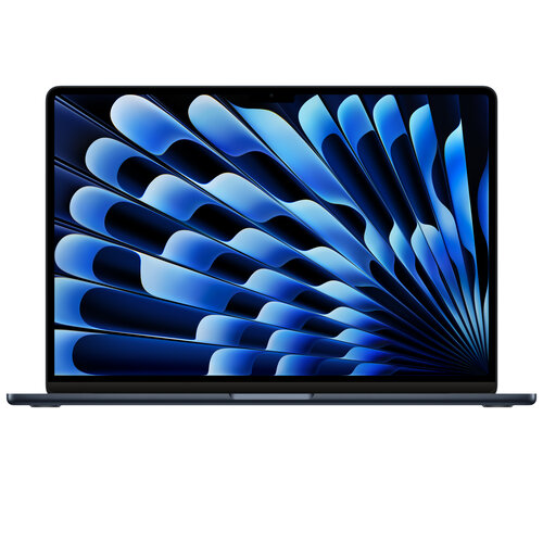 15.3" Ноутбук Apple MacBook Air 15 2024 2880x1864, Apple M3, RAM 8 ГБ, SSD 256 ГБ, Apple graphics 10-core, macOS, MRYU3LL/A, midnight, английская раскладка