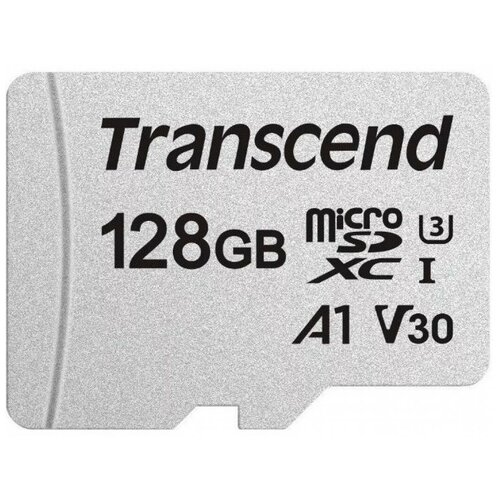 Карта памяти Transcend microSDXC 300S Class 10 UHS-I U3 (95/45MB/s) 128GB