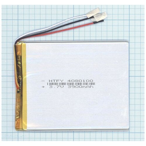 Аккумулятор Li-Pol (батарея) 4x80x100mm 3pin 3.7V/3900mAh