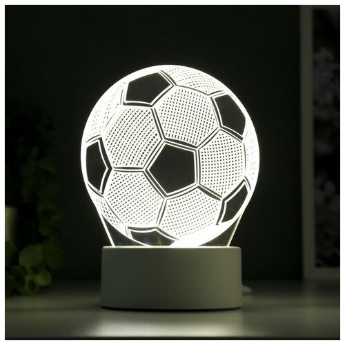Светильник "Футбольный мяч" от сети 9,5x12,5x16 см./В упаковке шт: 1