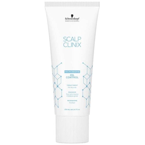 Schwarzkopf Professional, Scalp Clinix, Маска для контроля жирности кожи головы, 200 мл