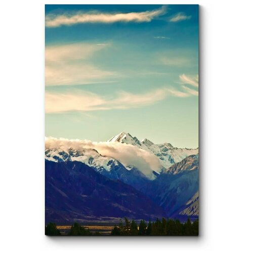 Модульная картина Горы Новой Зеландии 70x105