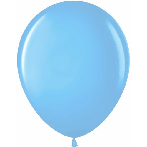 Шарики воздушные (12'/30 см) Голубой (450), пастель, 50 шт. набор шаров на праздник