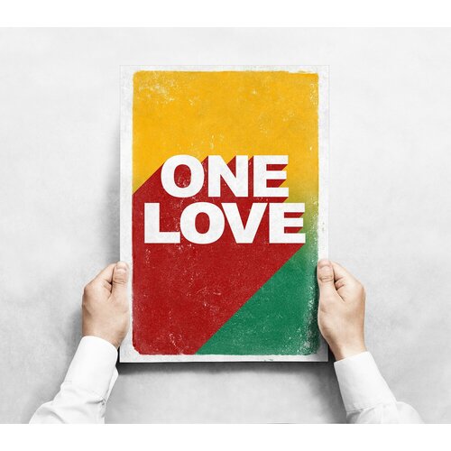Плакат "One Life" / Интерьерный постер формата А2 (40х60 см) без рамы