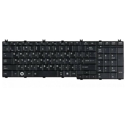 Клавиатура для ноутбука Toshiba C650 C660 L650 L750 p/n: NSK-TN00R, NSK-TN0SC, NSK-TN0SU, NSK-TN0SV