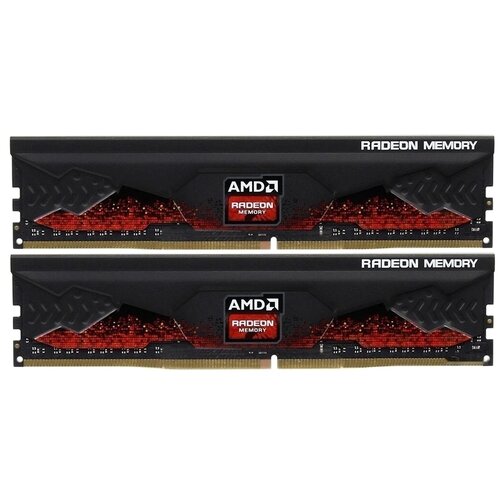 Оперативная память AMD Radeon R9 Gaming Series 64 ГБ (32 ГБ x 2 шт.) DDR4 3600 МГц DIMM CL18 R9S464G3606U2K