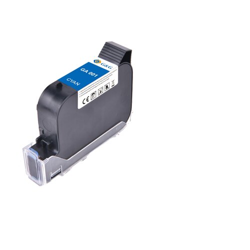 GA-001C струйный пигментный голубой картридж для принтеров GG-HH1001B, GG-HH1001A, 42 ml