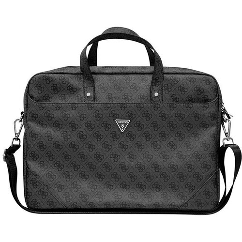 Сумка Guess 4G Bag with Triangle metal logo для ноутбуков 15-16 дюймов, черная