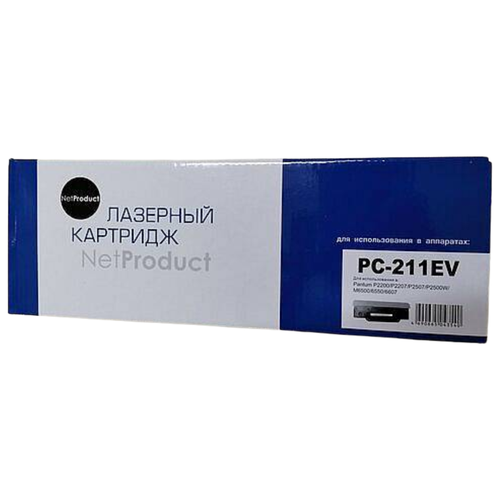 Картридж NetProduct N-PC-211EV, 1600 стр, черный
