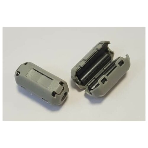 2 шт, Фильтр ферритовый, на кабель диаметром 3 - 5 мм, с защелкой, ZCAT1325-0530A, серый