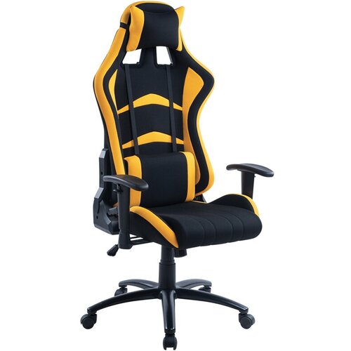 Компьютерное кресло Helmi HL-G07 Pointer игровое, обивка: текстиль, цвет: желтый