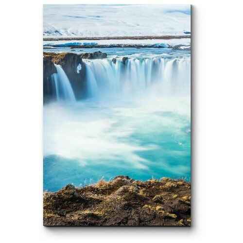 Модульная картина Грандиозный водопад Исландии 20x30