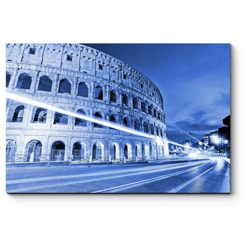 Модульная картина Незабываемый Рим ночью 90x60