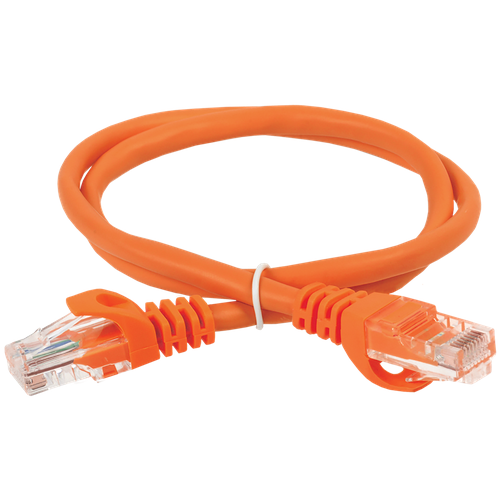 Патч-корд ITK RJ-45 - RJ-45 C5EU, 5E UTP, 1 м, 1 шт., оранжевый