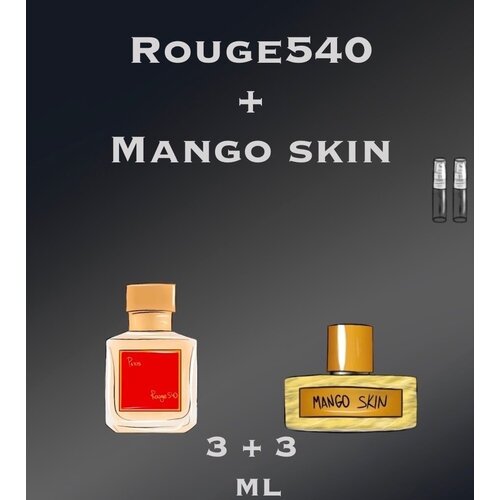 Туалетная вода crazyDanKos набор Mango Skin + Baccarat Rouge 540 (Спрей 3+3)