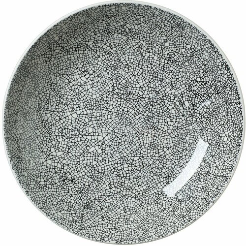 Салатник «Инк Блэк», 25,3 см, черный, фарфор, 17600569, Steelite