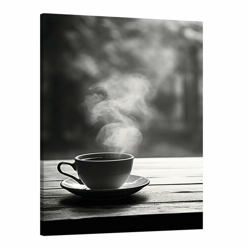 Интерьерная картина 50х70 "Заряд кофеина"